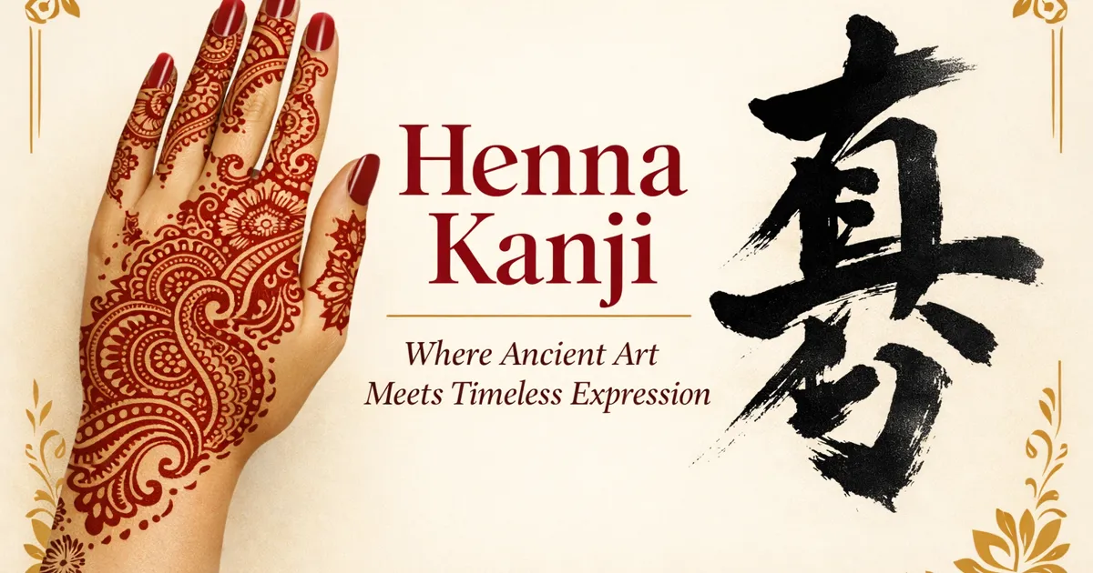 Henna Meets Kanji: Fusion Design Trends Redefining Body Art